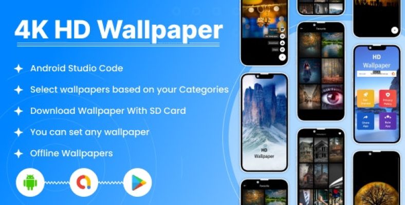 4K HD Wallpaper Offline | Wallpaper HD - Offline | Android App | Admob ...