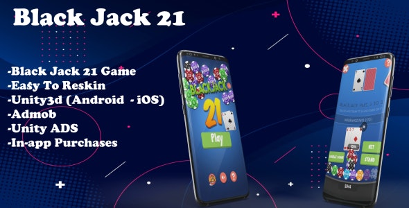 Black jack 21 - Unity Source Code - Nulled