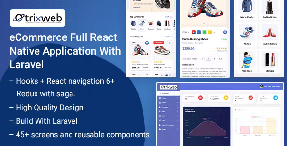 Otrixweb - React Native Ecommerce Application With Laravel Admin Panel ...