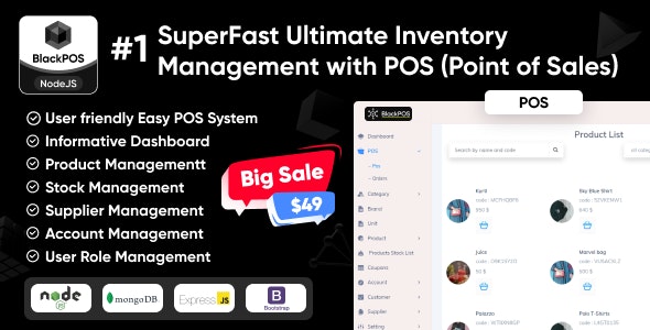 BlackPOS : Ultimate Multipurpose Inventory Management with POS ( Point ...