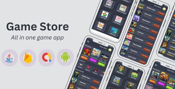 Game Store - All in one game app, Firebase, Admob ads much more - Nulled