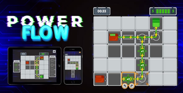 Power Flow - HTML5 Game - Nulled