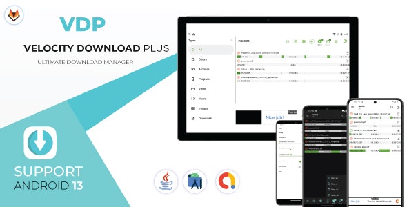 Velocity Download Plus (VDP) - Ultimate Download Manager - Nulled