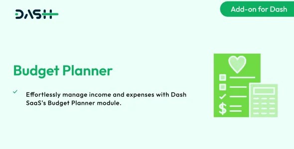 Budget Planner - Dash SaaS Add-on - Nulled