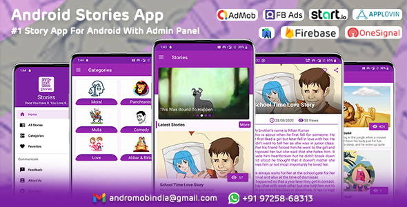Online Stories App With Categories | Admin Panel - Nulled