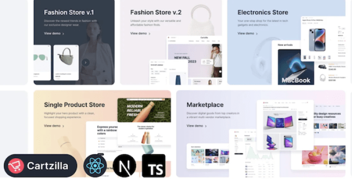 Cartzilla Multipurpose E-Commerce Template [React] - Nulled