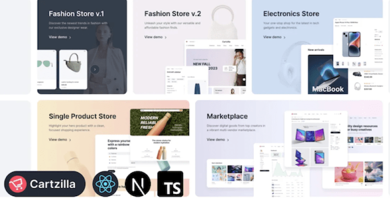 Cartzilla Multipurpose E-Commerce Template [React] - Nulled