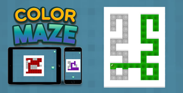Color Maze - HTML5 Game - Nulled